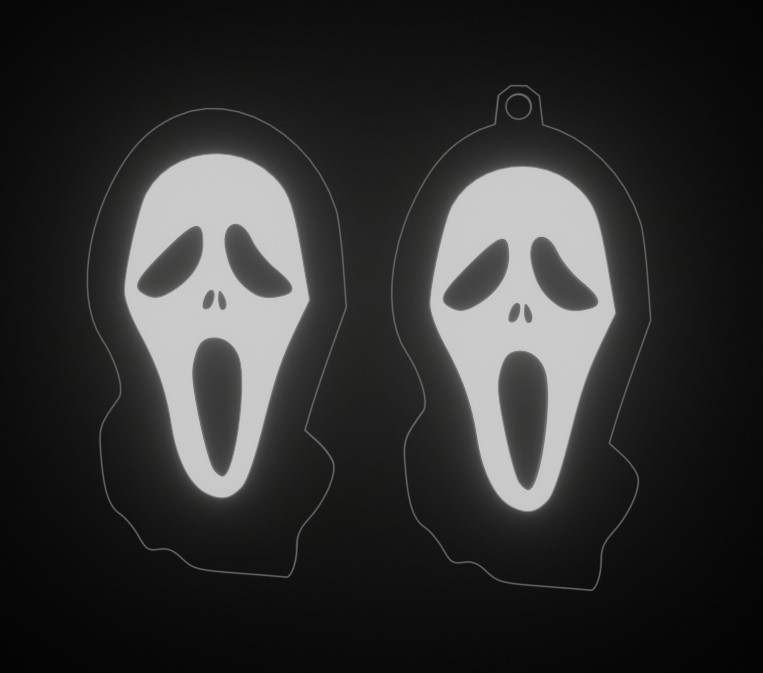 Free STL file SCREAM KEYCHAIN 🗝️ ・3D printer model to download・Cults