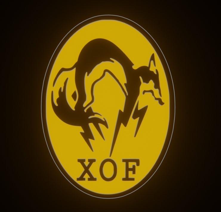 STL file XOF Logo 🐍 ・3D printable model to download・Cults