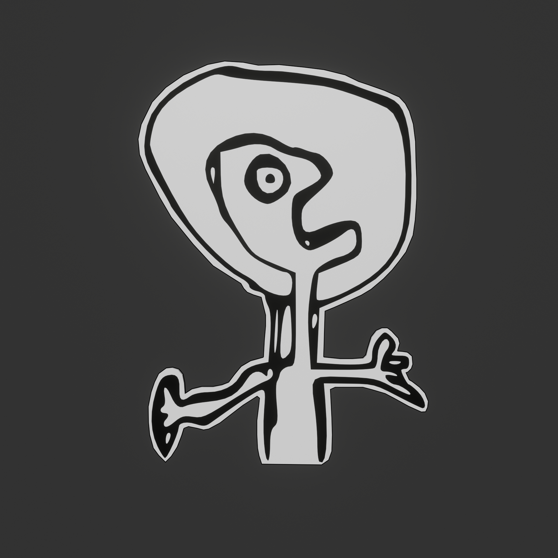 STL file RADIOHEAD STENCILS AND LOGOS 🪨 ・3D printing idea to download・Cults