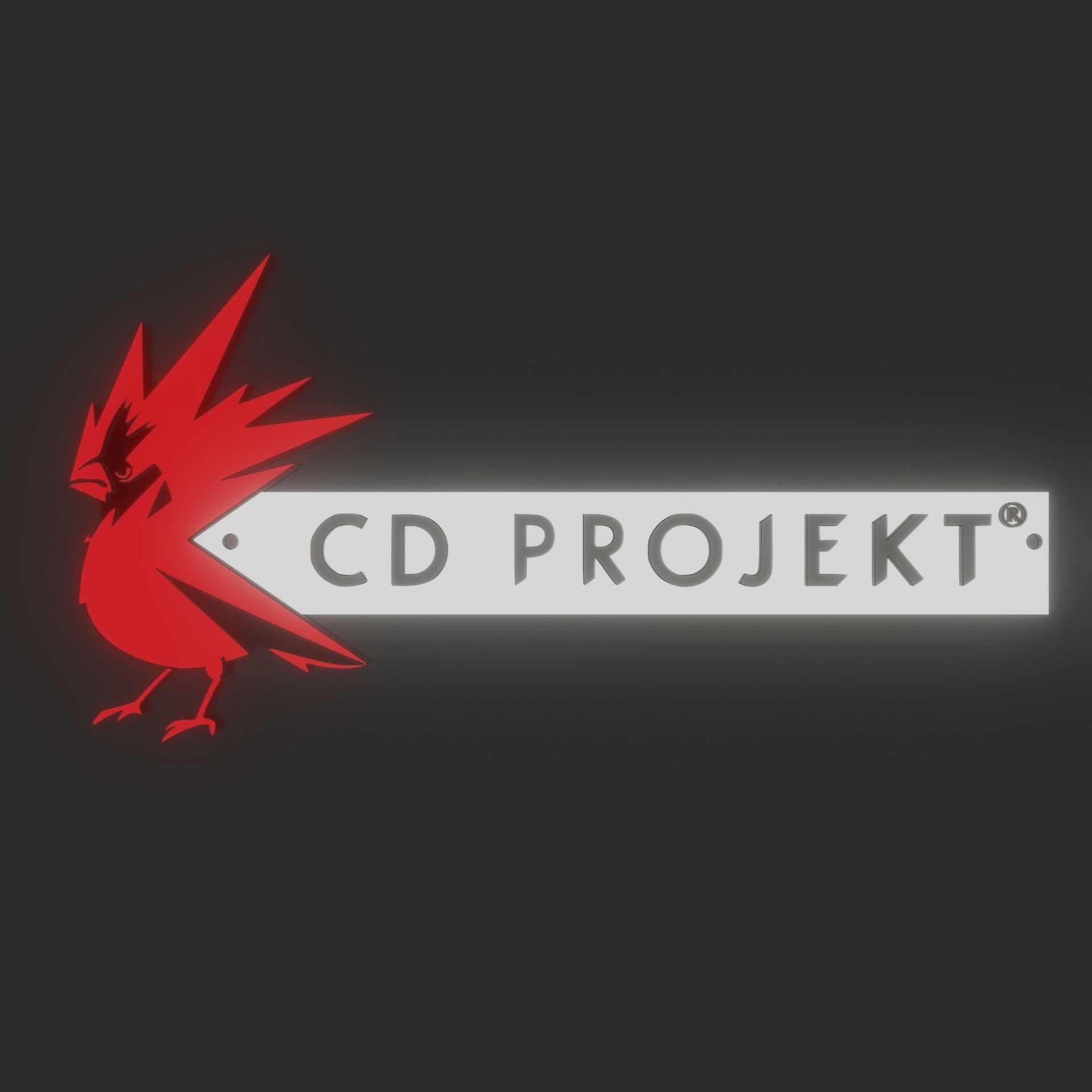 Free STL file CD PROJECT RED LOGO 💽 ・3D printable object to download・Cults
