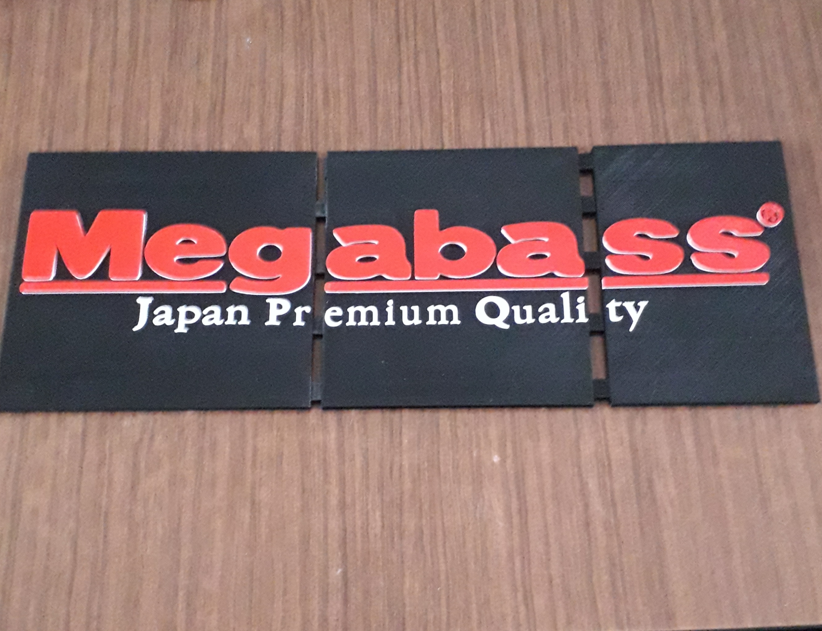 🎣 MEGABASS SIGN・Free STL File for 3D printing・Cults