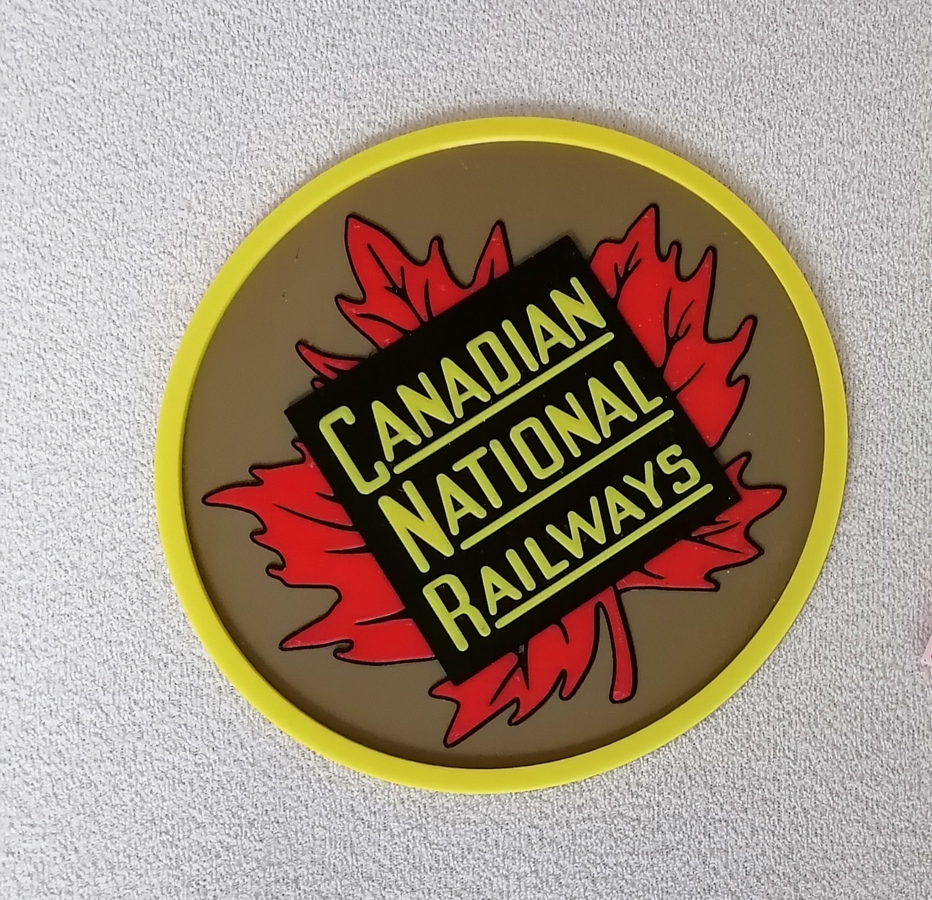 Free 3D file Canadian National Railway logo 🛤️ ・3D printer model to ...