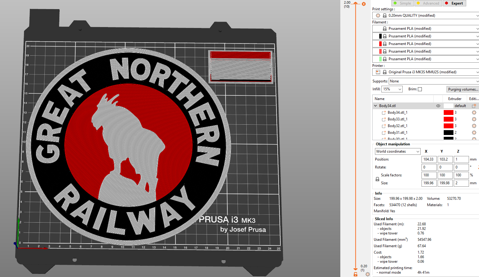 Great Northern Railroad Logo