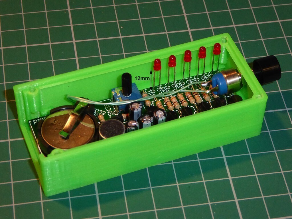 Free STL file Case for Velleman Pocket VU Meter Kit MK115 🔧・3D printing ...