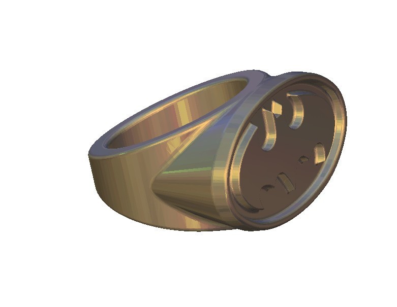 Free STL file Batman ring vintage old logo 💍・3D printer design to ...