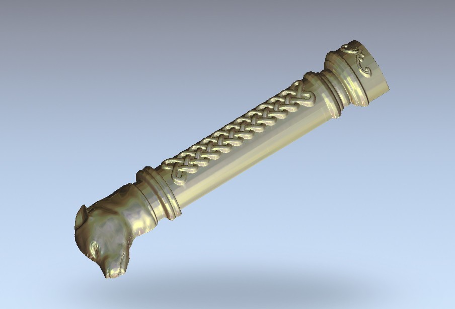 Free STL file knife dague saber handle 🔪 ・3D printing template to ...