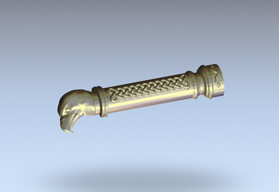 Free STL file knife dague saber handle bird 🔪 ・3D printing model to ...