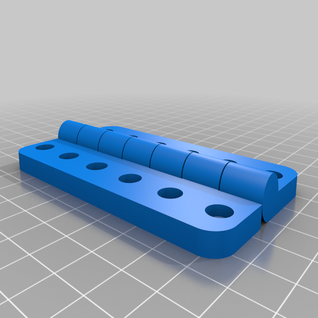 Free STL file 90mmx50mmx5mm Piano Hinge 🔧 ・3D printer model to download ...