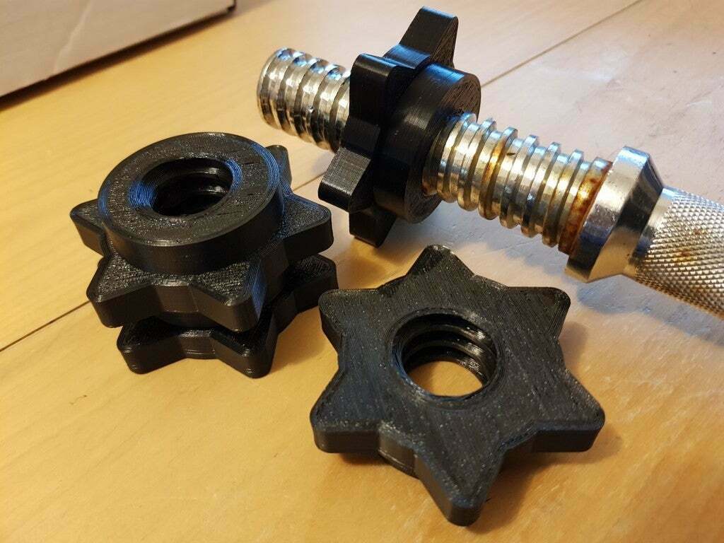 Free STL file 1" Spinlock for barbell 👽 ・3D printable model to download ...