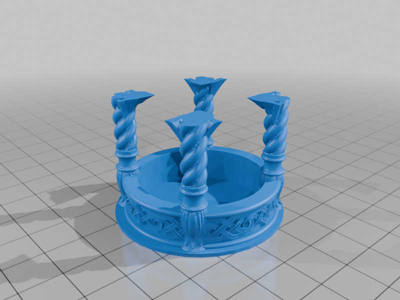 🐦 Royal Bird Feeder – 3D Printable Fantasy Crown Design・Free 3D File ...