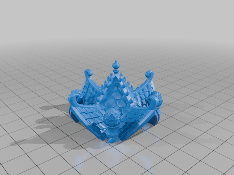 🐦 Royal Bird Feeder – 3D Printable Fantasy Crown Design・Free 3D File ...