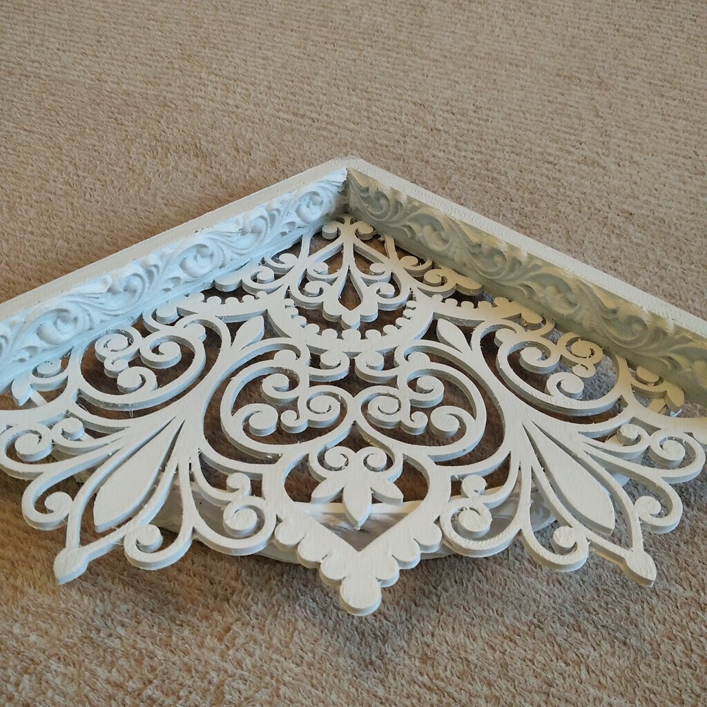 🆓 Decorative Corner Shelf – Free 3D Printable Wall Shelf with Optional ...