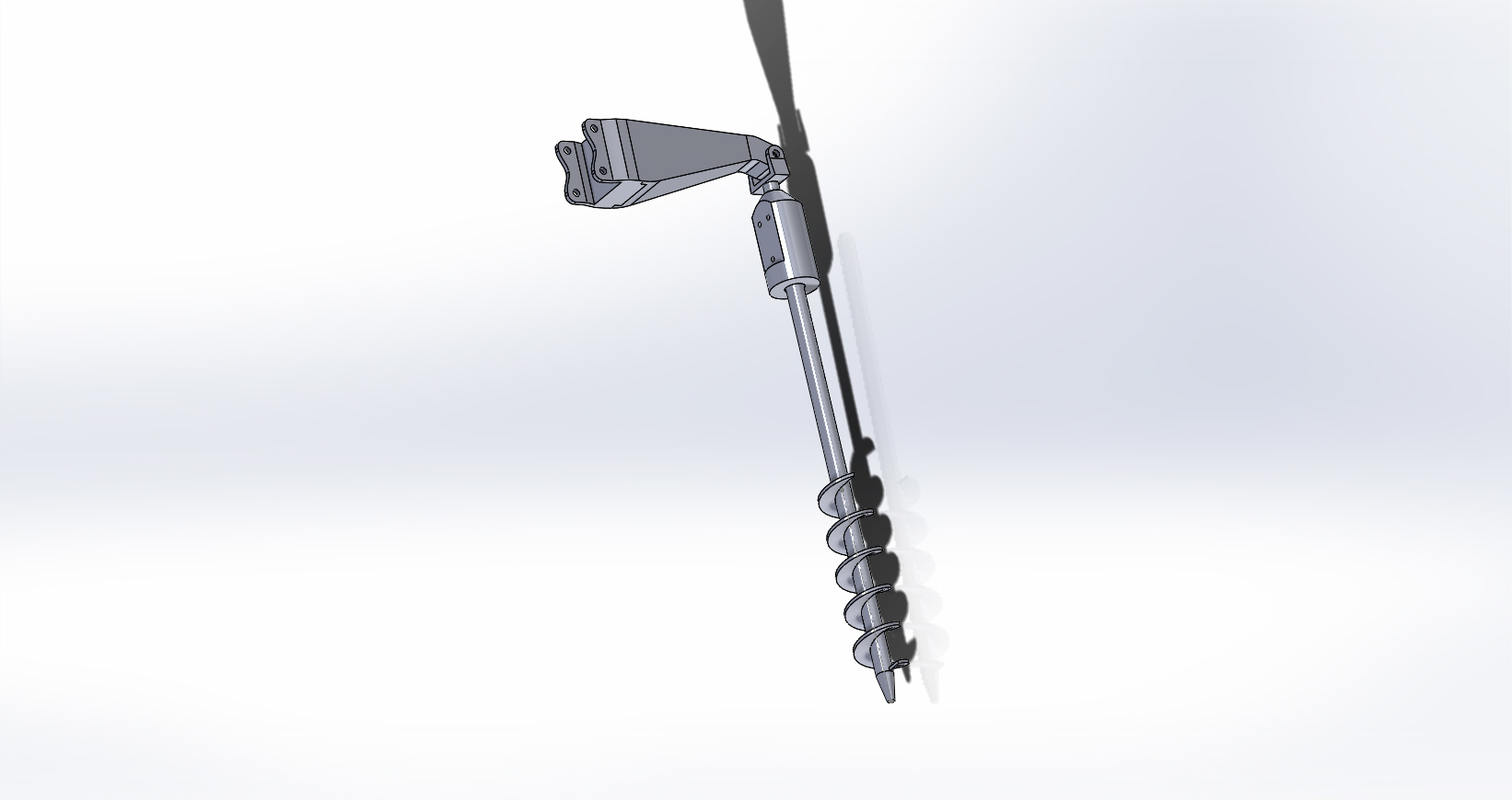 STL file Hitachi zx250 auger with arm 💪 ・Model to download and 3D print ...