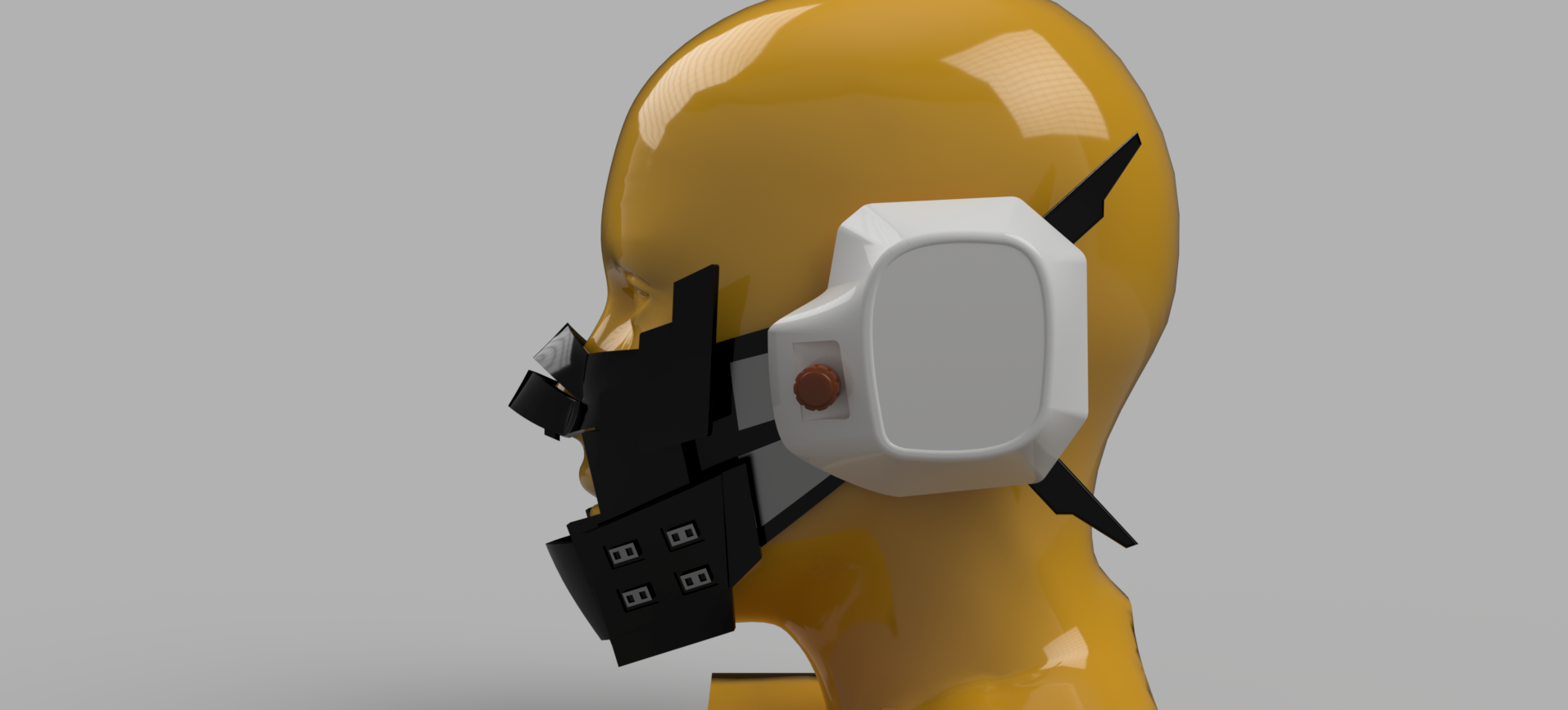 💬 HITOSHI SHINSO MASK - MY HERO ACADEMIA・ STL File for ・Cults