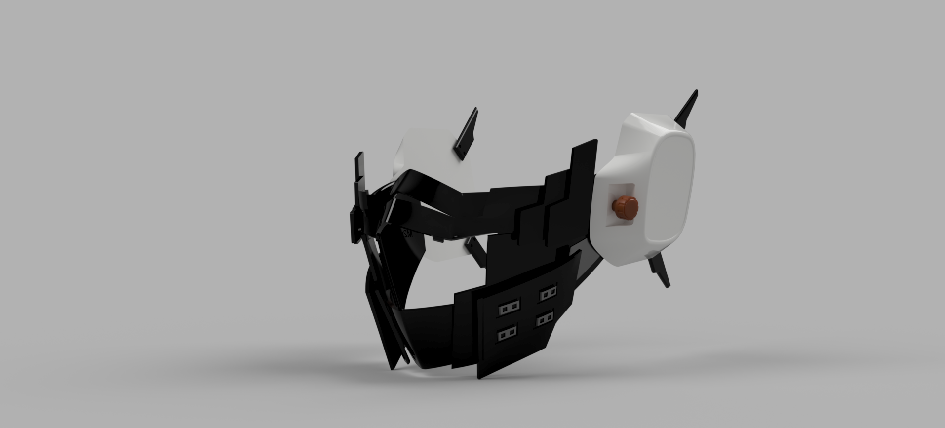 💬 HITOSHI SHINSO MASK - MY HERO ACADEMIA・ STL File for ・Cults