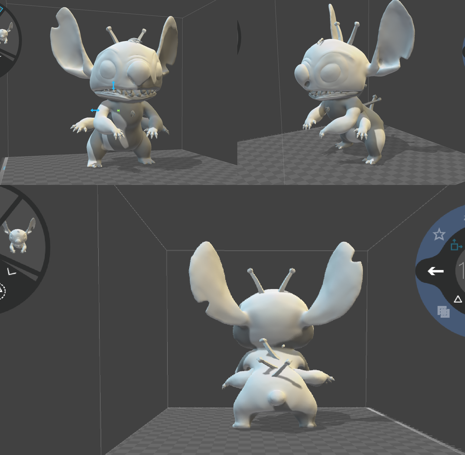🎲 Stich 626 4 arms・Free STL File for ・Cults