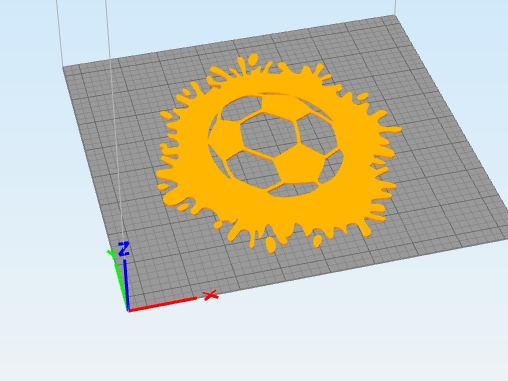 STL file wall decor soccer ball splat ⚽・3D printer model to download・Cults