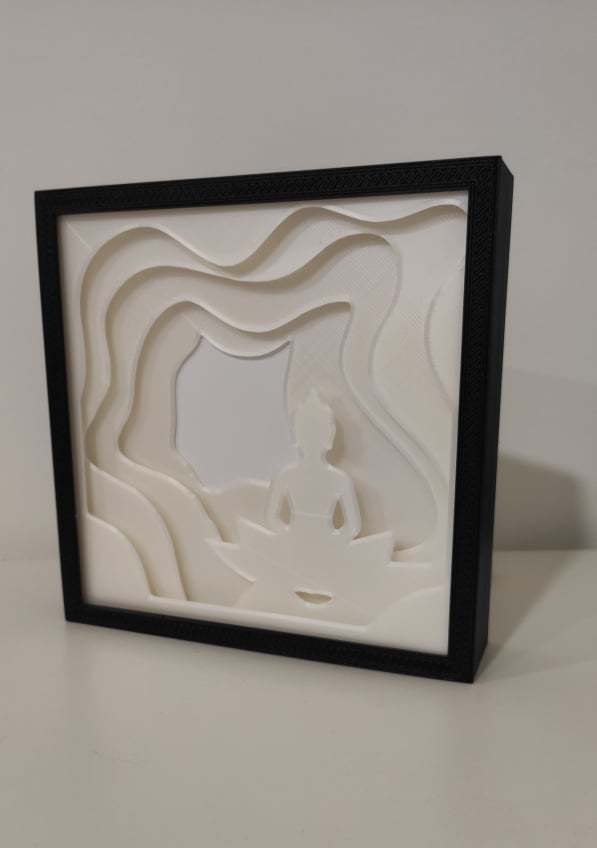 STL file shadow light box- meditation 📦 ・3D print design to download・Cults