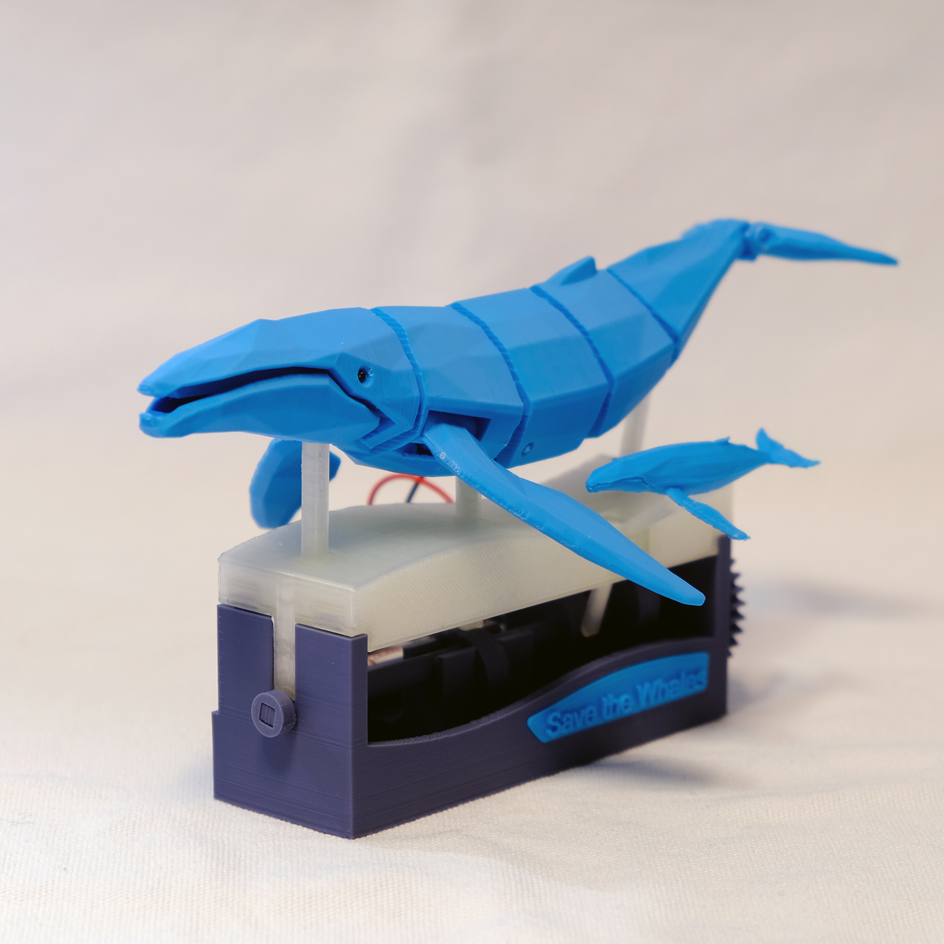 Free STL file Save the Whales (DC Motor Powered Kinetic Whales) 💾 ・3D ...