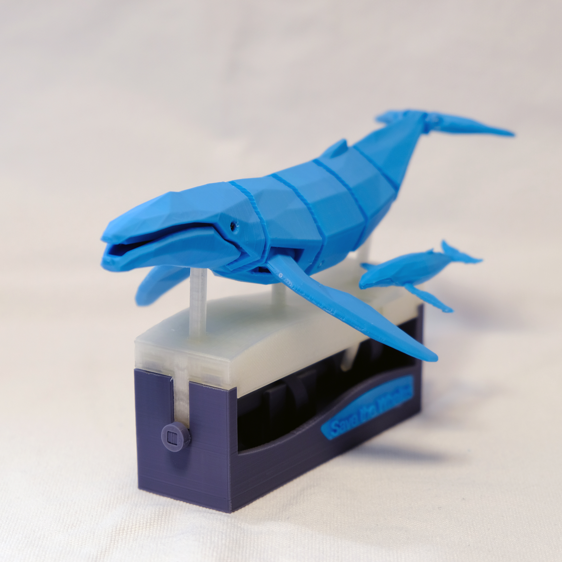💾 Save the Whales (Kinetic Whales)・Free STL File for ・Cults