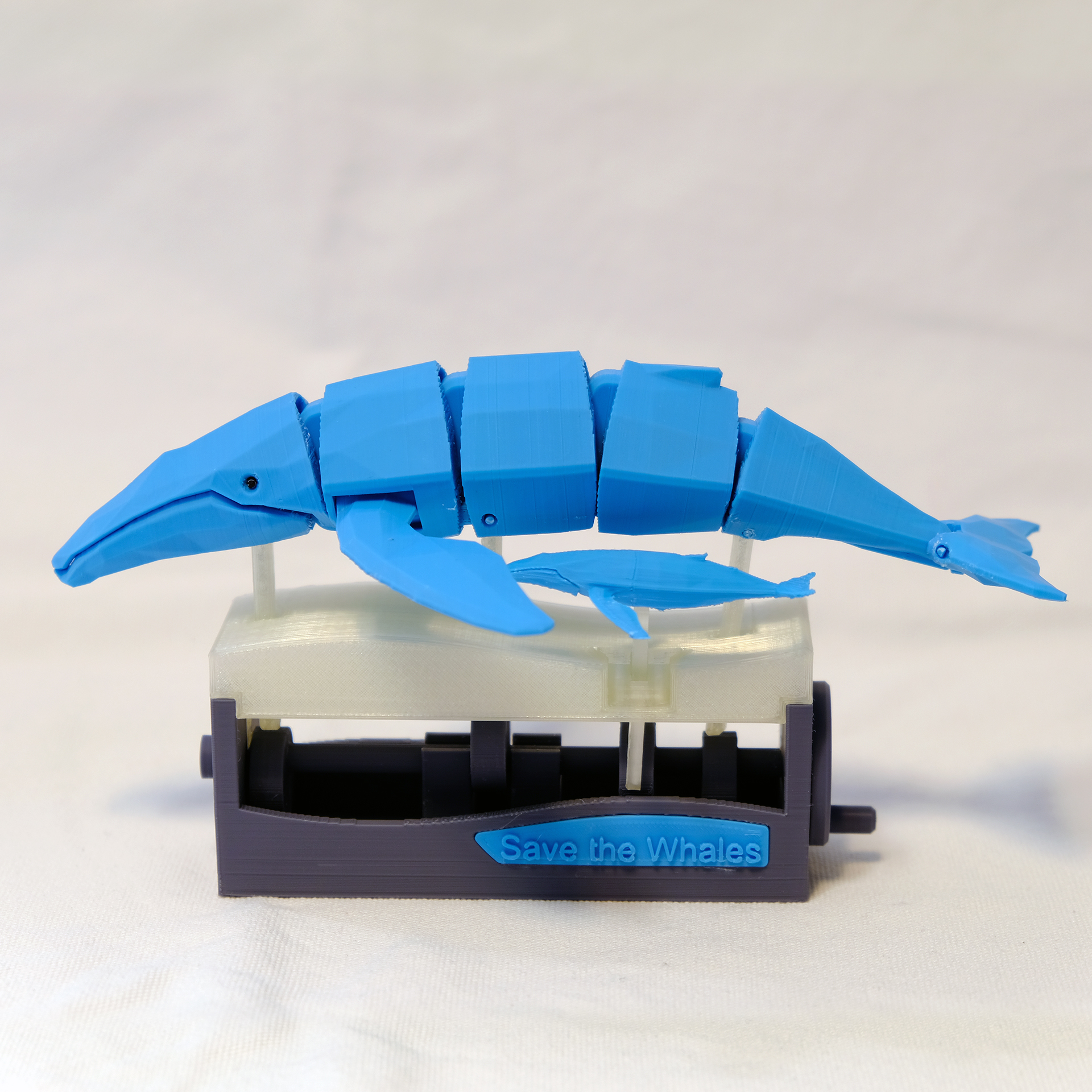 💾 Save the Whales (Kinetic Whales)・Free STL File for ・Cults