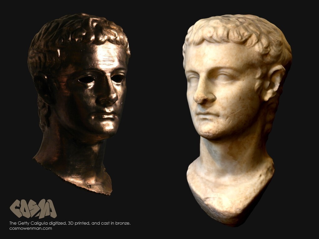 Archivo OBJ gratis La Calígula Getty 🎨・Modelo para descargar y imprimir ...