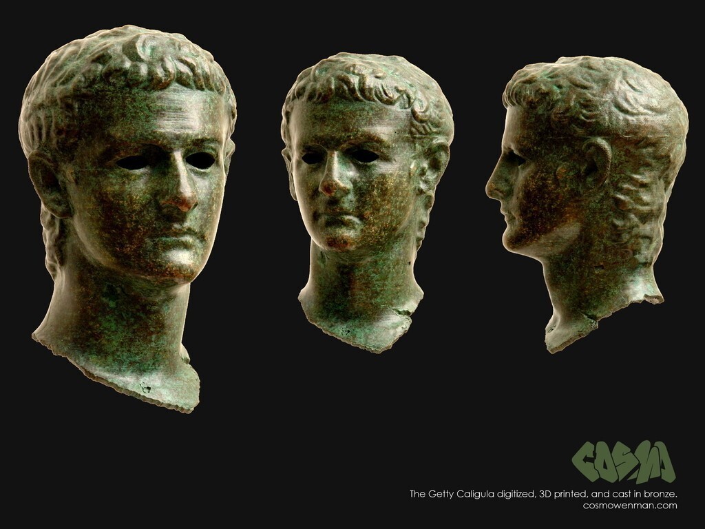 Archivo OBJ gratis La Calígula Getty 🎨・Modelo para descargar y imprimir ...