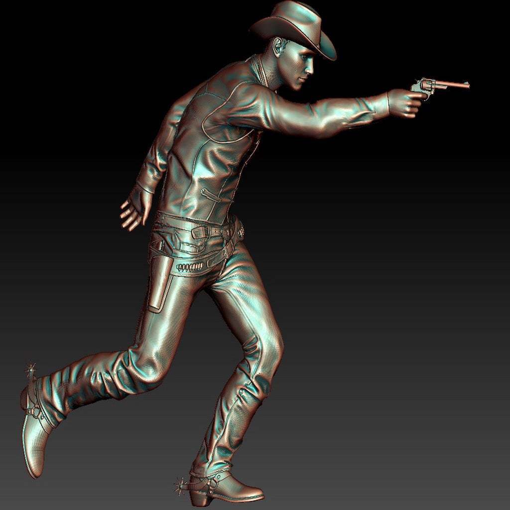 🤠 Cowboy 3・Free STL File for ・Cults