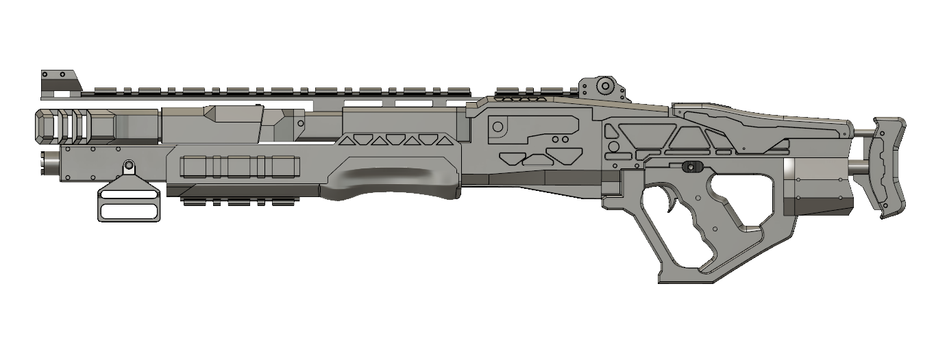 🎲 Mastiff Shotgun・ STL File for ・Cults