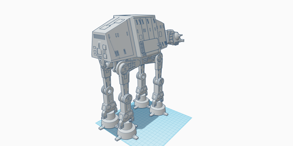 🚶 Walking ATAT More Detailed Body Pieces・Free STL File for ・Cults