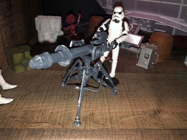 3D printing Star Wars Tripod Laser Cannon 6" Action figures・Cults