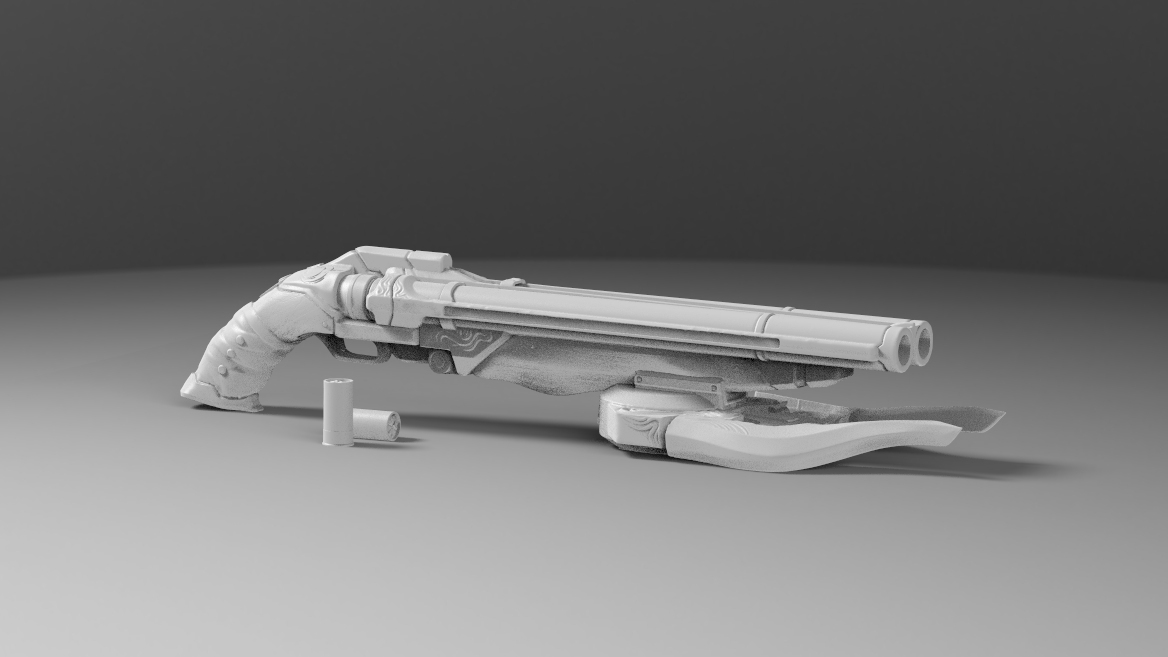 STL file DOOM shotgun for cosplay 🔫 ・3D printable model to download・Cults