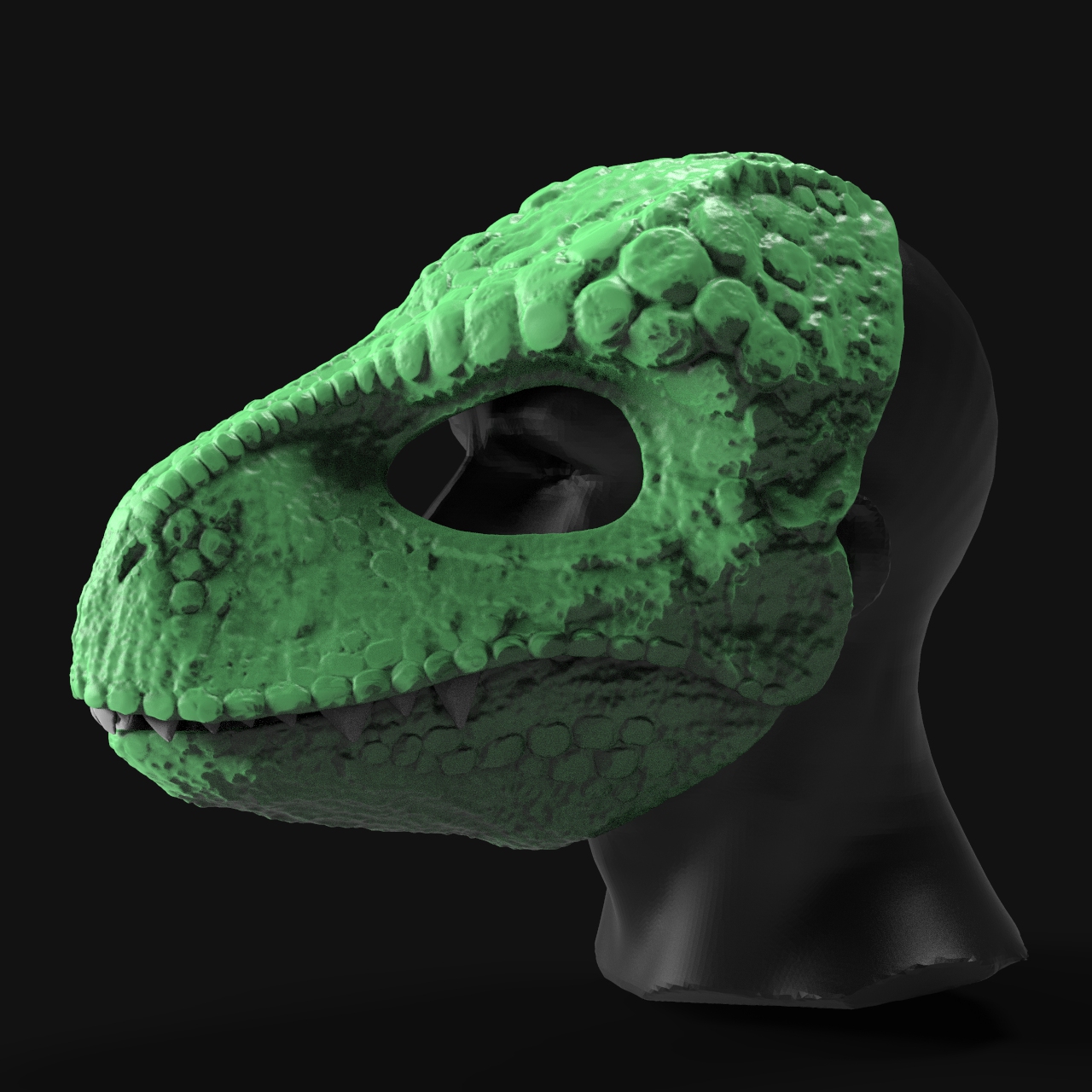Fichier STL Masque de dinosaure Réalisme 🎃 ・Design pour imprimante 3D à ...