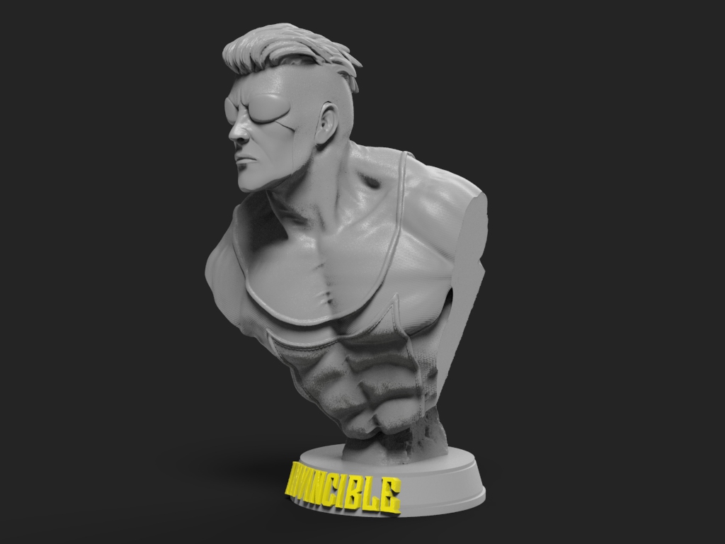 STL file Invincible Bust 👤 ・3D printing model to download・Cults