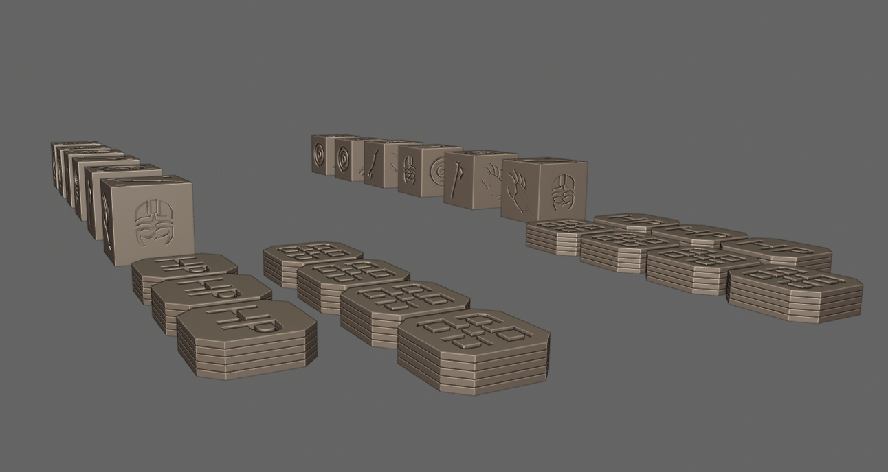 3D file Orlog Dices and HP - Mana Cards 🃏・3D printing model to download ...