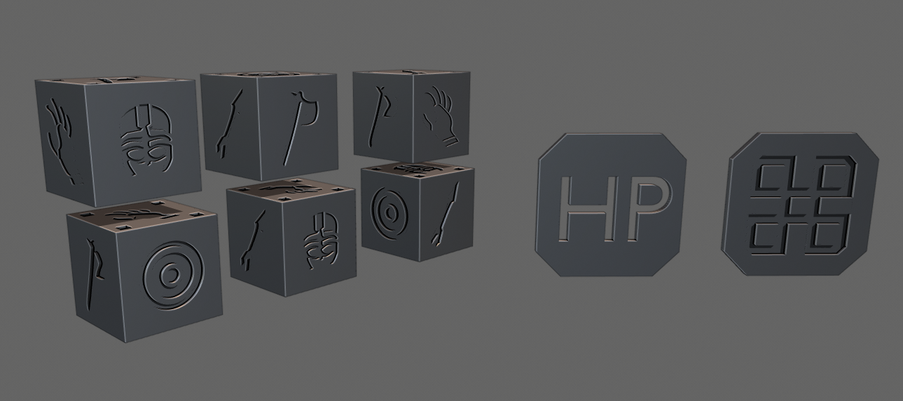 3D file Orlog Dices and HP - Mana Cards 🃏・3D printing model to download ...