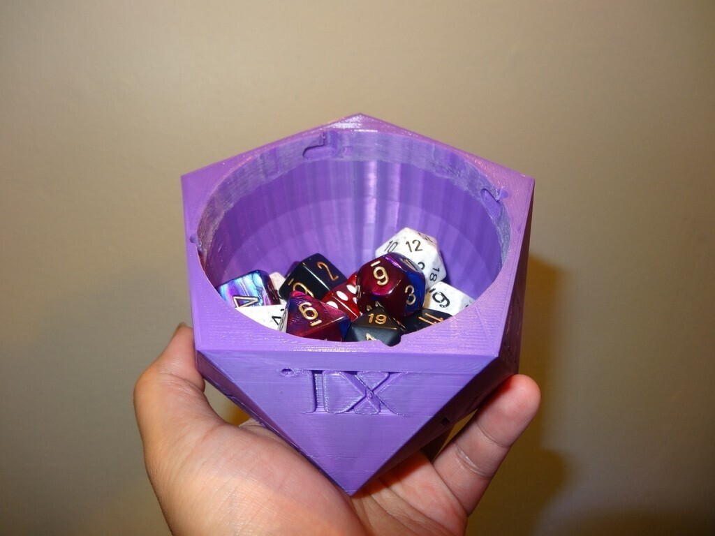 📦 1d20 of Holding・Free STL File for ・Cults