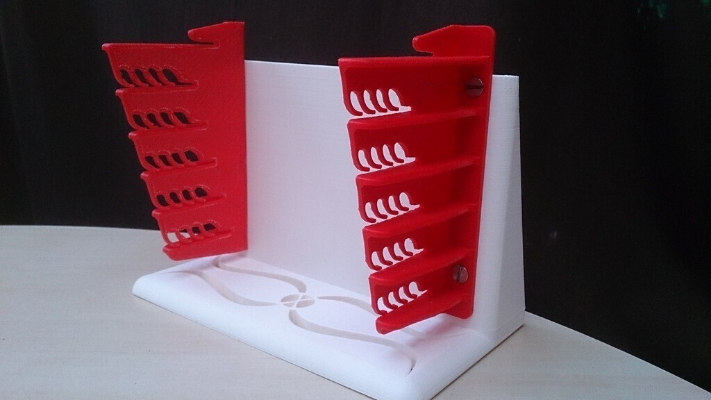 Free STL file bookend for glass plate rack 📚 ・3D print design to ...