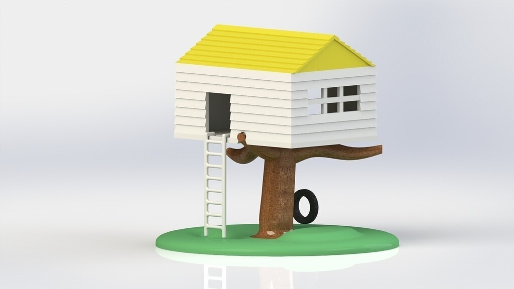 Free STL file Tree House 🌳 ・3D printer design to download・Cults