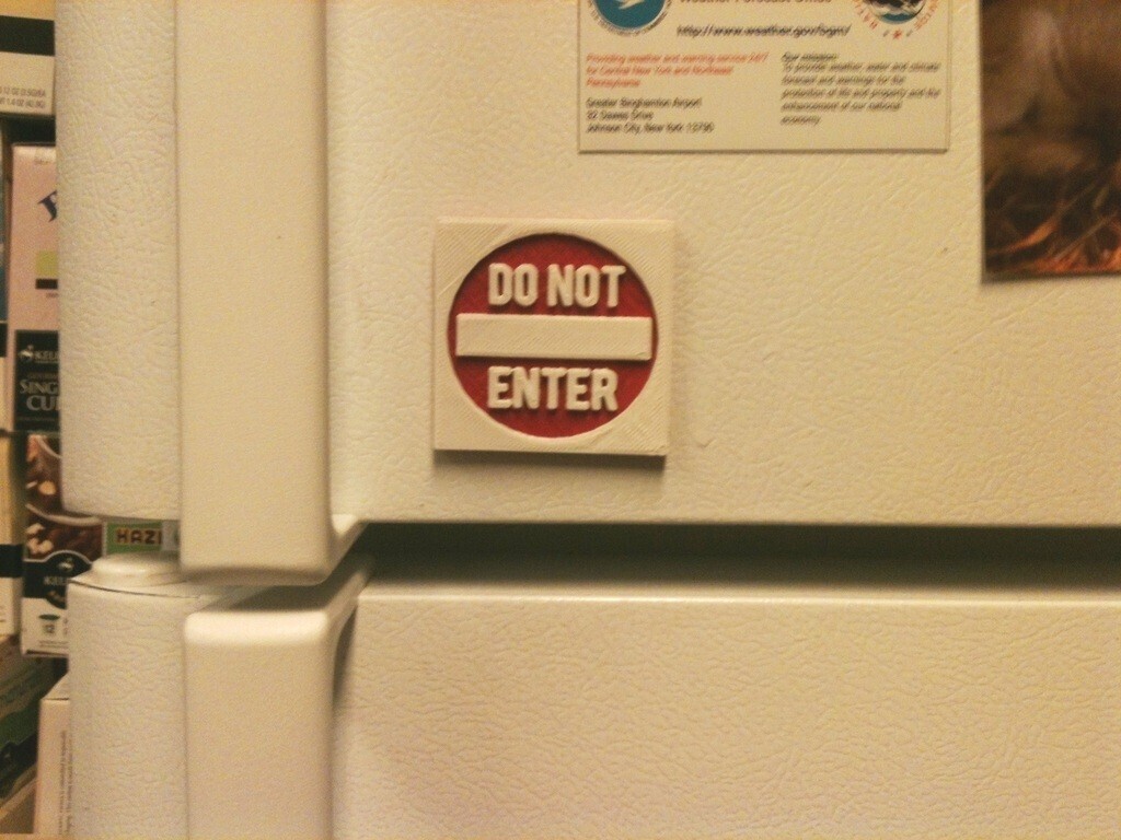 🧲 Road Signs for your desk (on a post), lapel (pins), or fridge ...