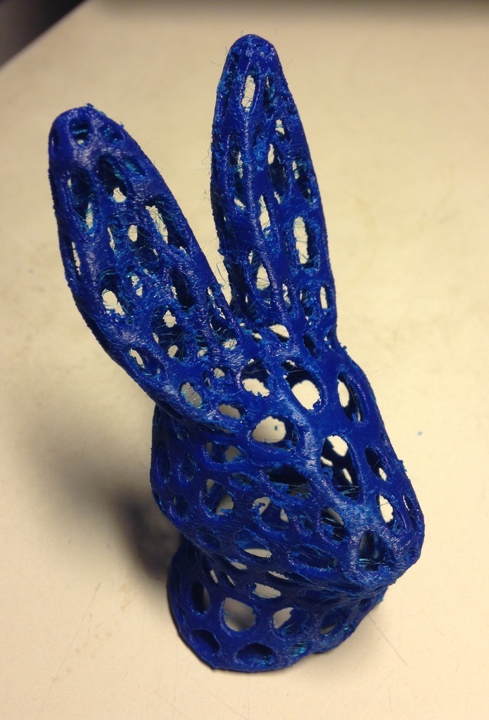 3D printing Bunny Head - Voronoi Style・Cults