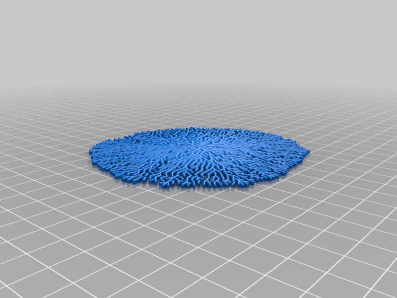 Free 3D file Radial Mycelium 🪸・3D printing design to download・Cults
