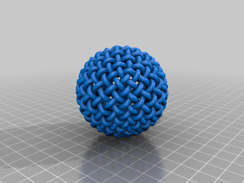 Free 3D file Woven Ball 🎨・3D printing design to download・Cults