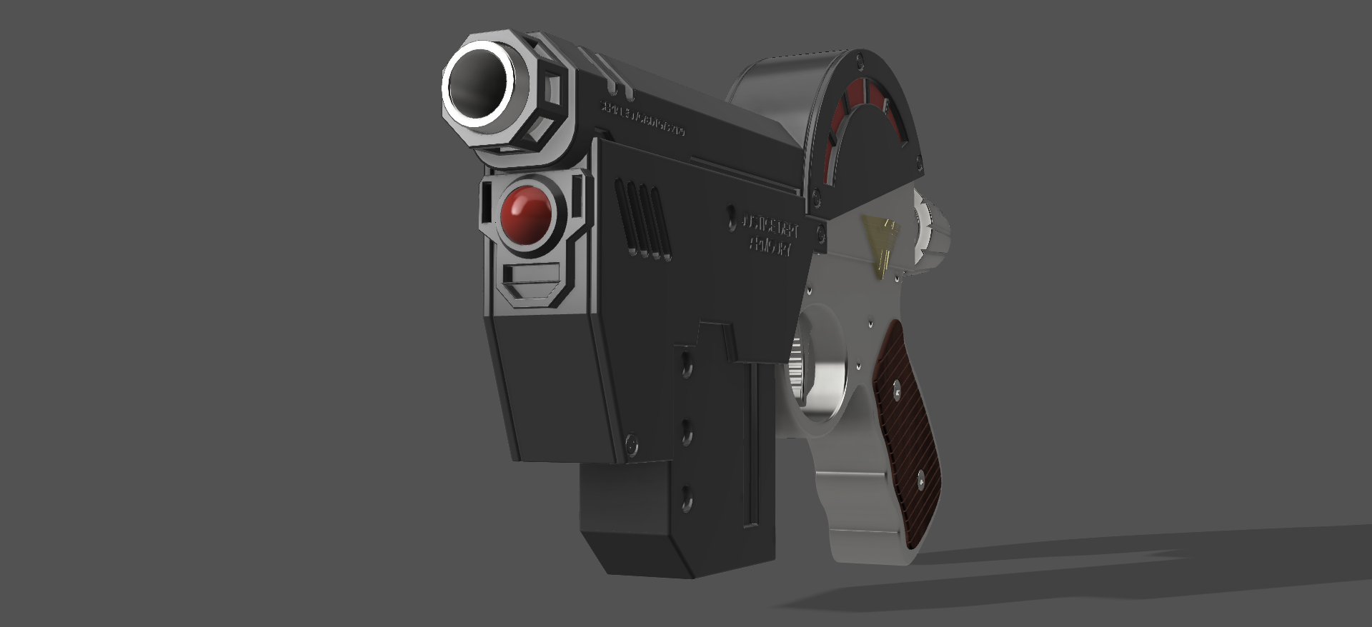 🧑‍⚖️ Judge Dredd Lawgiver MK2・ 3D File for ・Cults