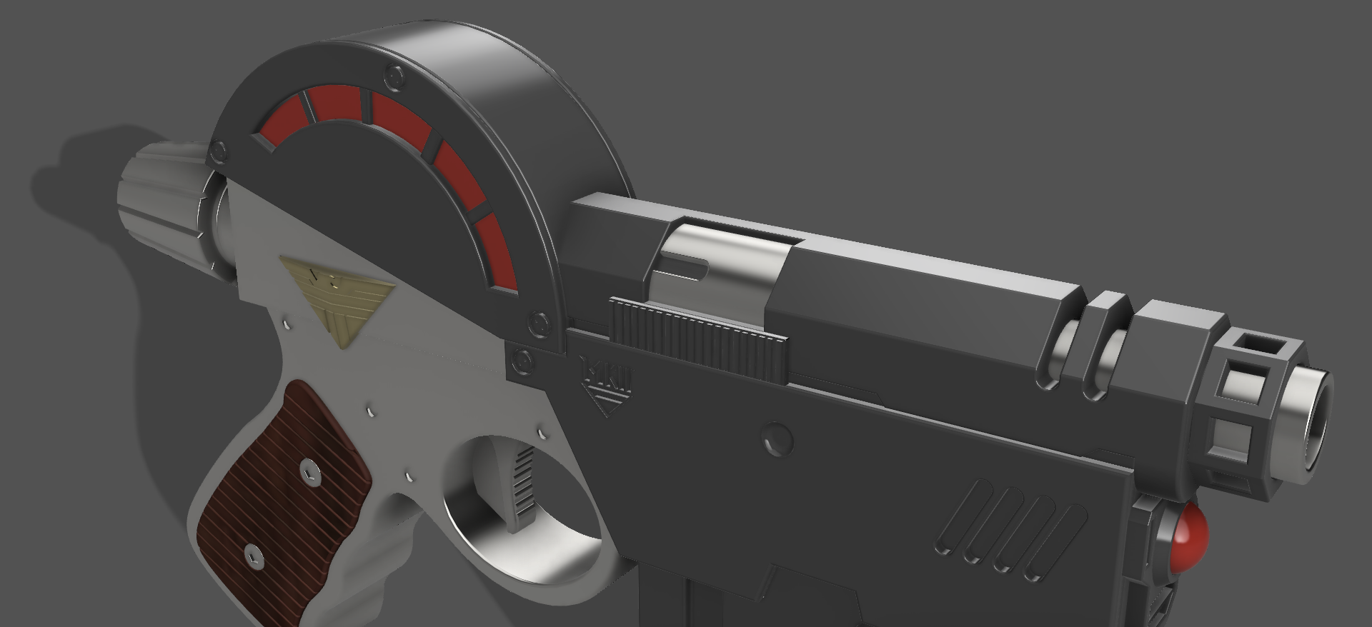 🧑‍⚖️ Judge Dredd Lawgiver MK2・ 3D File for ・Cults