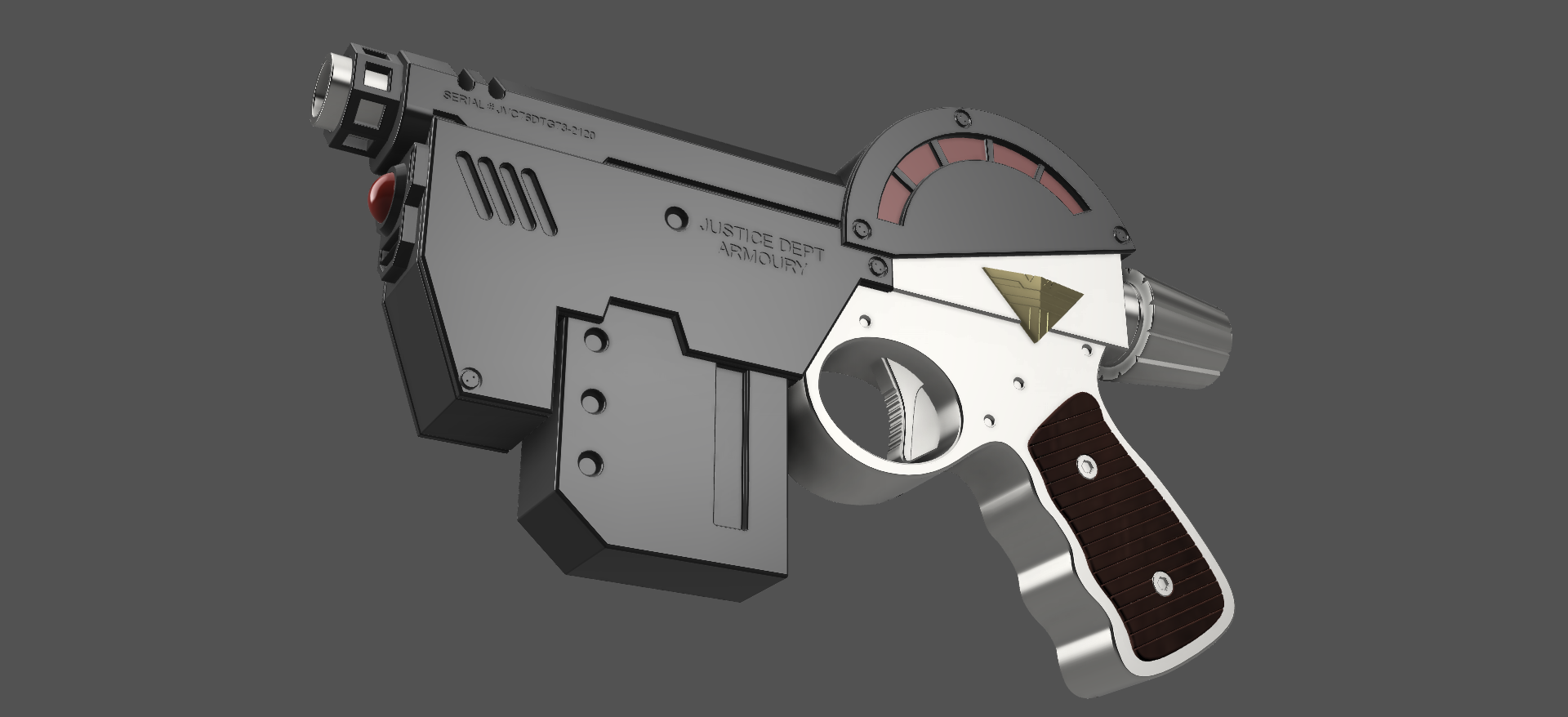 🧑‍⚖️ Judge Dredd Lawgiver MK2・ 3D File for ・Cults