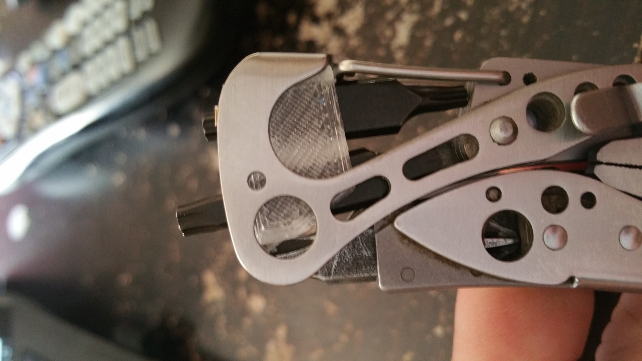 Free STL file Leatherman Skeletool Carabiner Bit Holder Accessory 🛠️ ・3D print object to ...