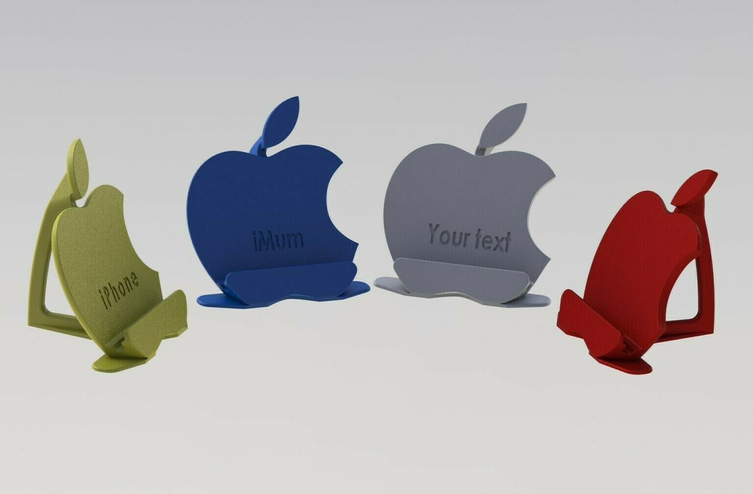 🍎 iStand - Apple logo stand・ STL File for 3D printing・Cults