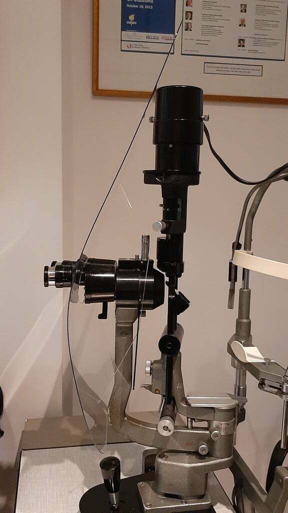 Free DXF file Slit lamp shield 🔦 (DWG)・Model to download and 3D print・Cults