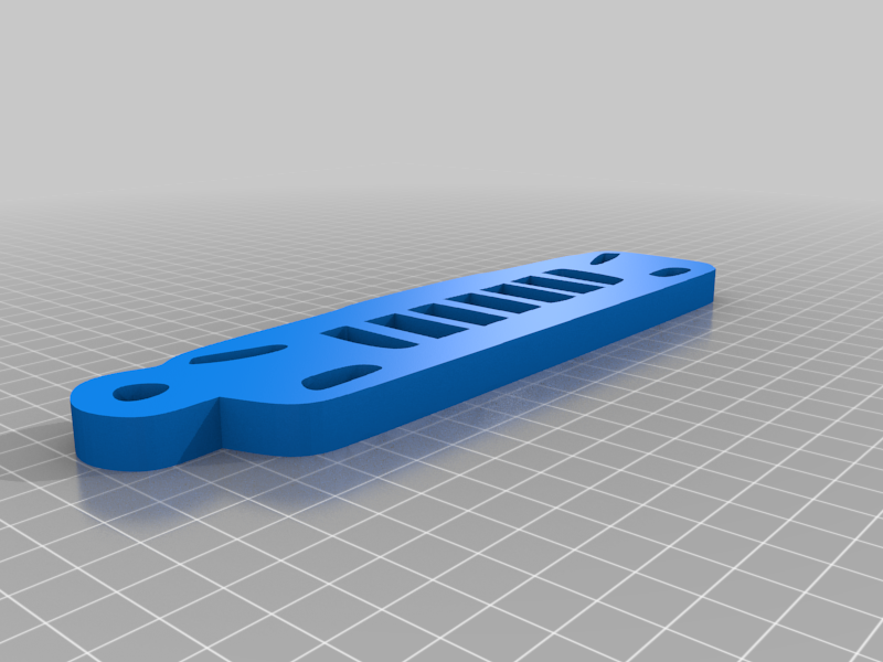 Free STL file KL Cherokee Grill Keychain 🗝️・3D printer model to ...